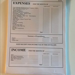 Office | Expenses And Income Folders | Poshmark